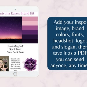 Author Brand Kit Template, Canva Template, Branding Kit for Authors ...