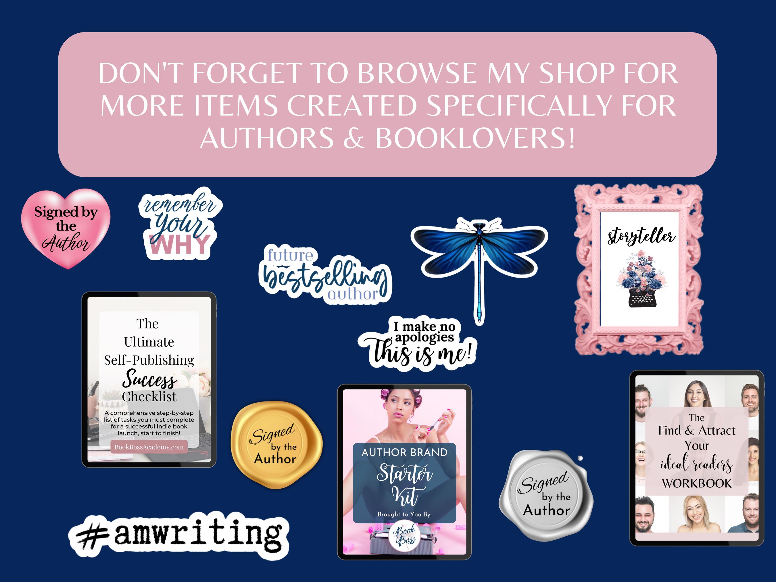 Pink Fall Bookish Clipart Bundle, Cozy Autumn PNG Stickers (digital ...