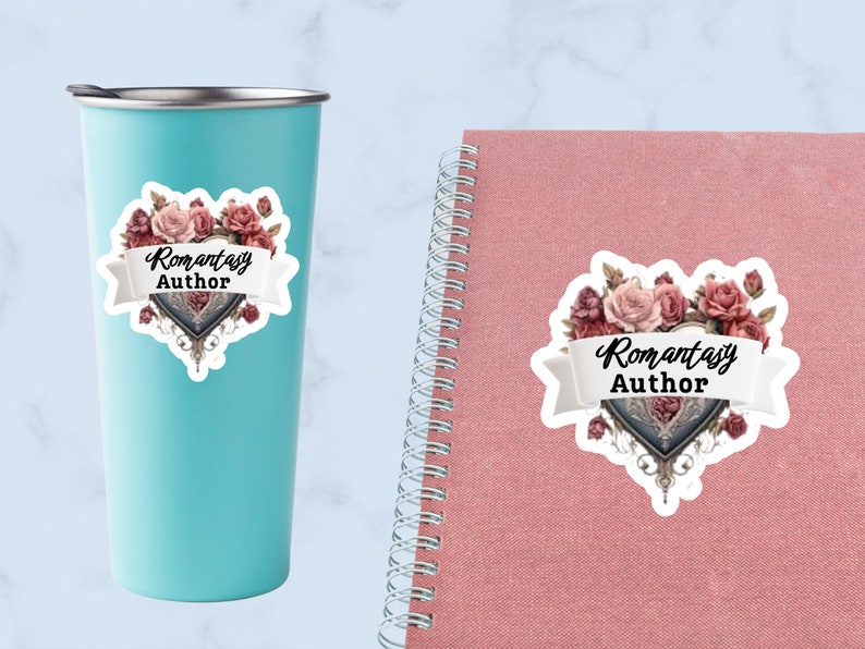Romantasy Author Sticker, Genre Author Stickers, Writing Sticker ...