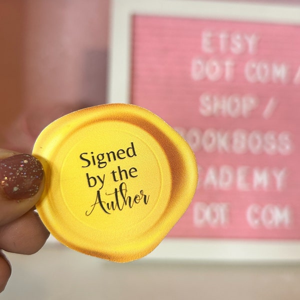 Autographed Copy Stickers - Etsy