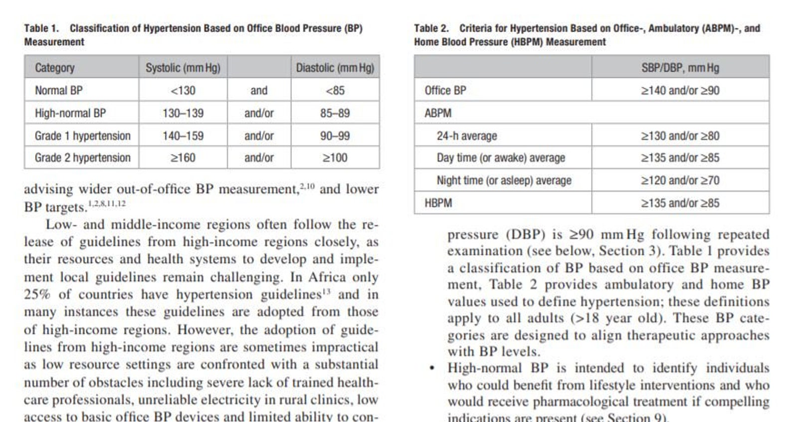 JNC-9 HTN Guidelines and ACC Hypertension Guidelines Packet - Etsy
