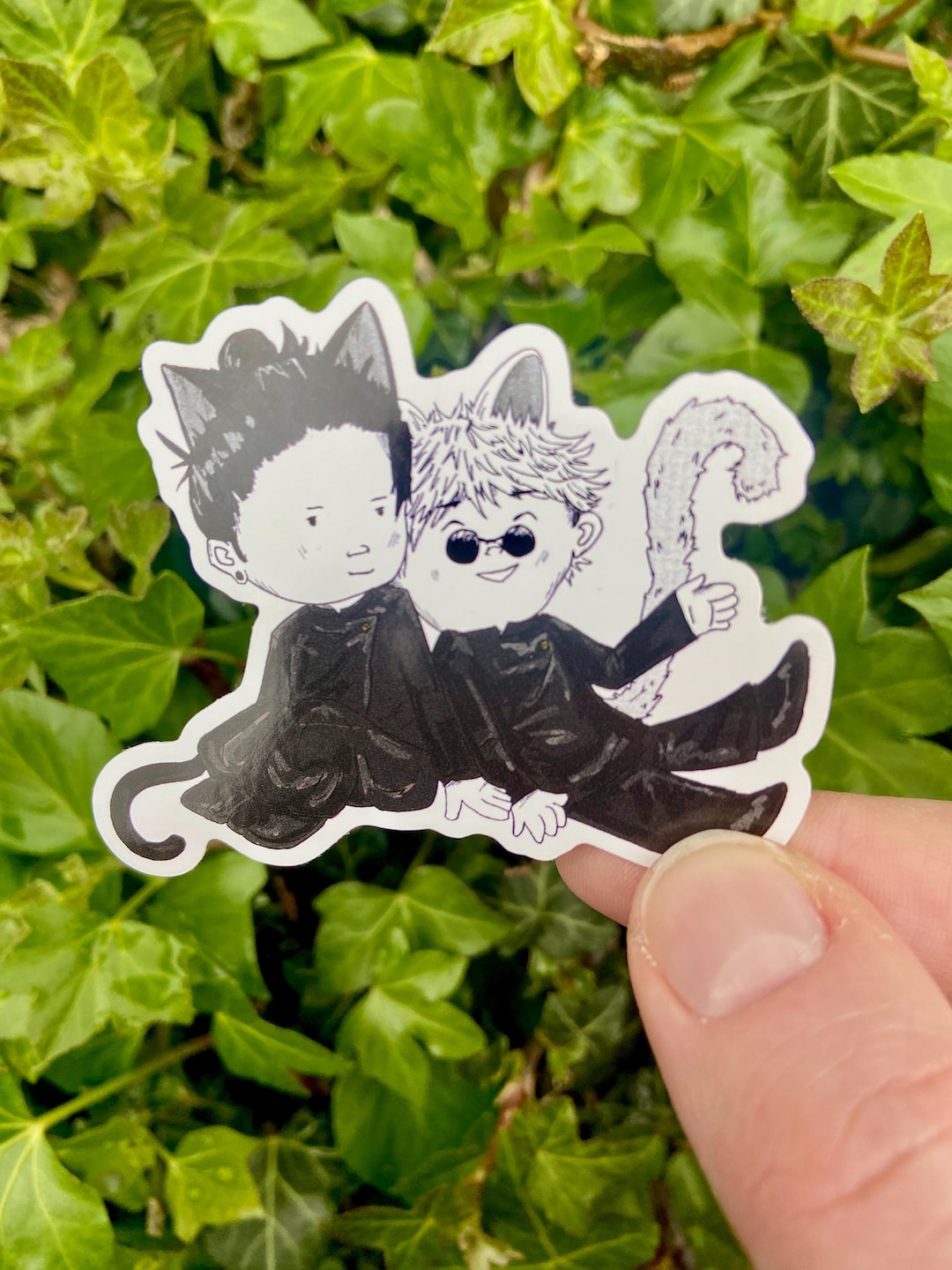 Jujutsu Kaisen Vinyl Sticker 7cm Satosugu Satoru Gojo Suguru Geto Neko ...