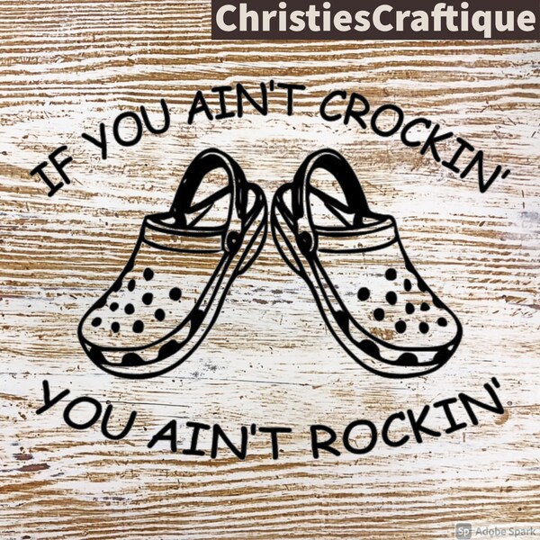 Crock Shoes Svg - Etsy