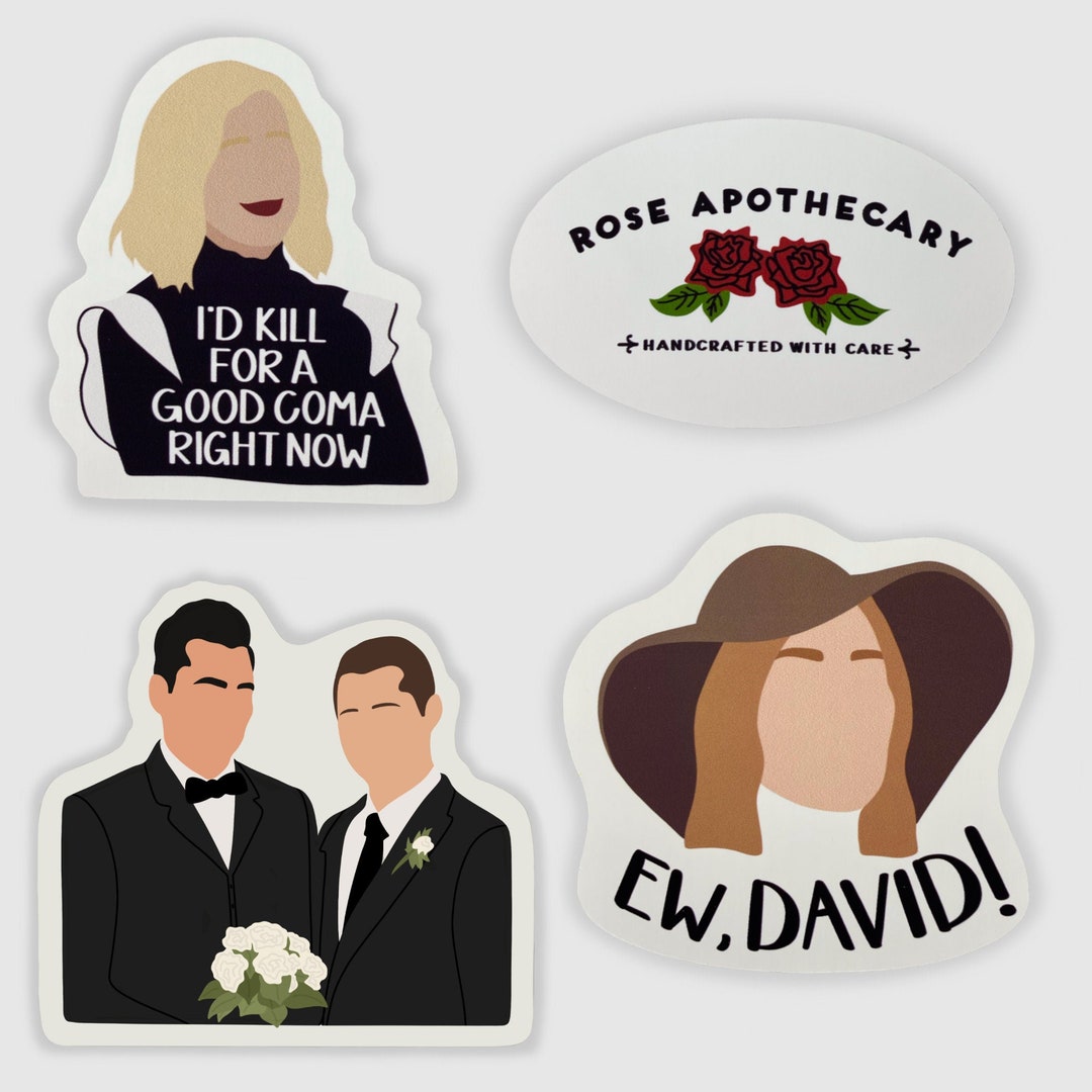 Schitt's Creek Sticker Set || Moira Sticker || David and Patrick ...