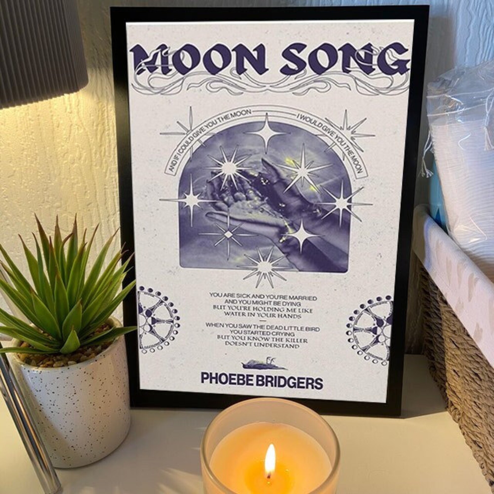 Phoebe Bridgers On Tour 2022 Poster, Phoebe Bridgers Reunion Tour 2022 Poster