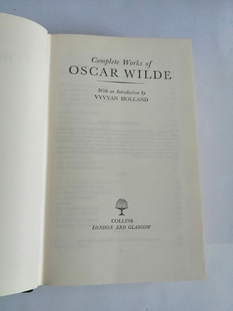 Complete Works of Oskar Wilde Book Lover Gift Literary English Classic ...