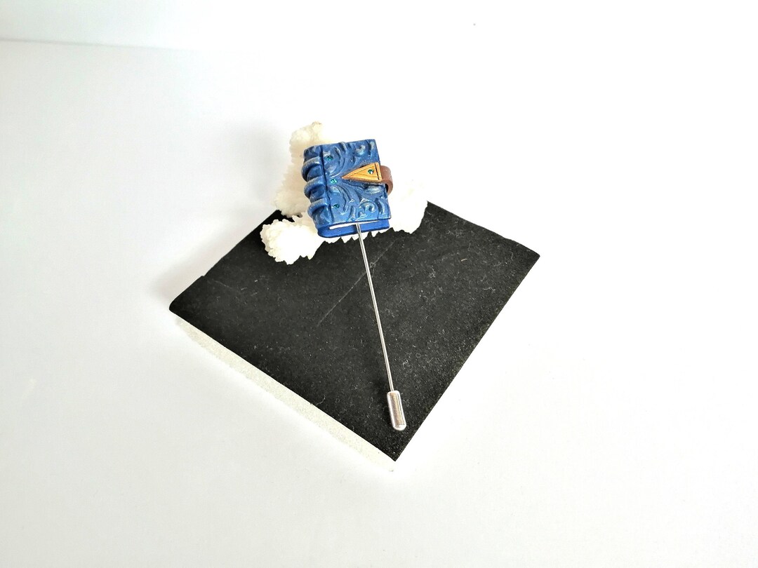 Lapel Pin Stick Pin Book Lover Gift Jewelry Bookworm Gift Minimalist ...