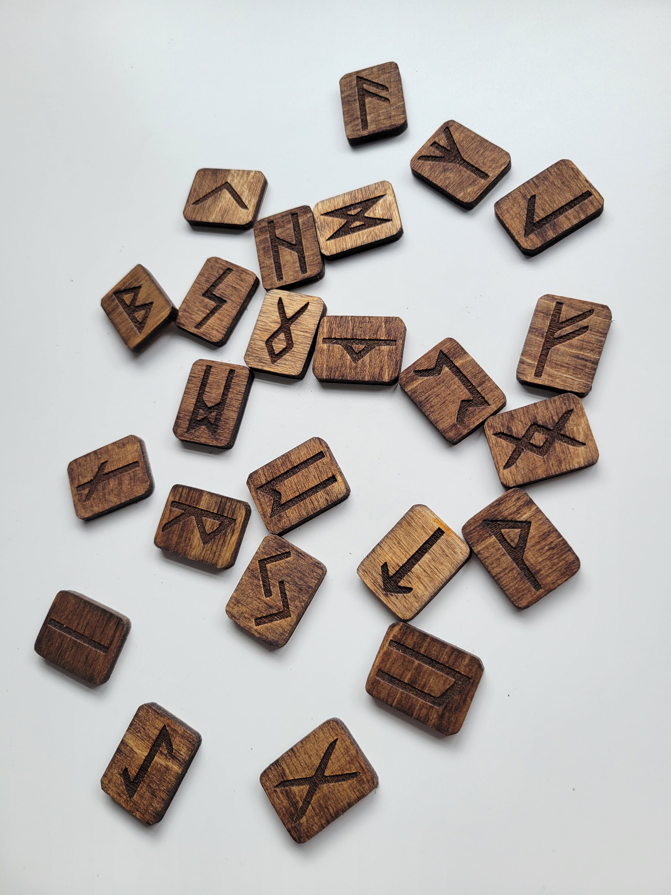Basic Beginner Elder Futhark Rune Set / Norse Divination / Handmade ...