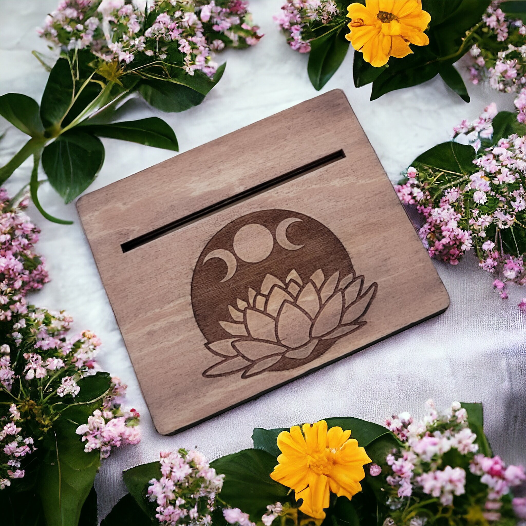 Square Lotus Tarot Card Display - Etsy