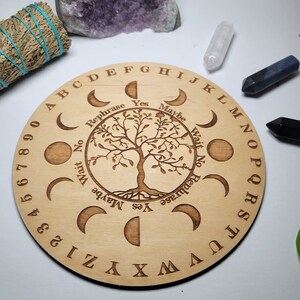 Celestial Tree of Life Pendulum Board / Altar Tile / Home Decor / Gift ...