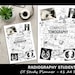 Radiography X-ray Study Planner Organiser Radiology Technologist Rad ...