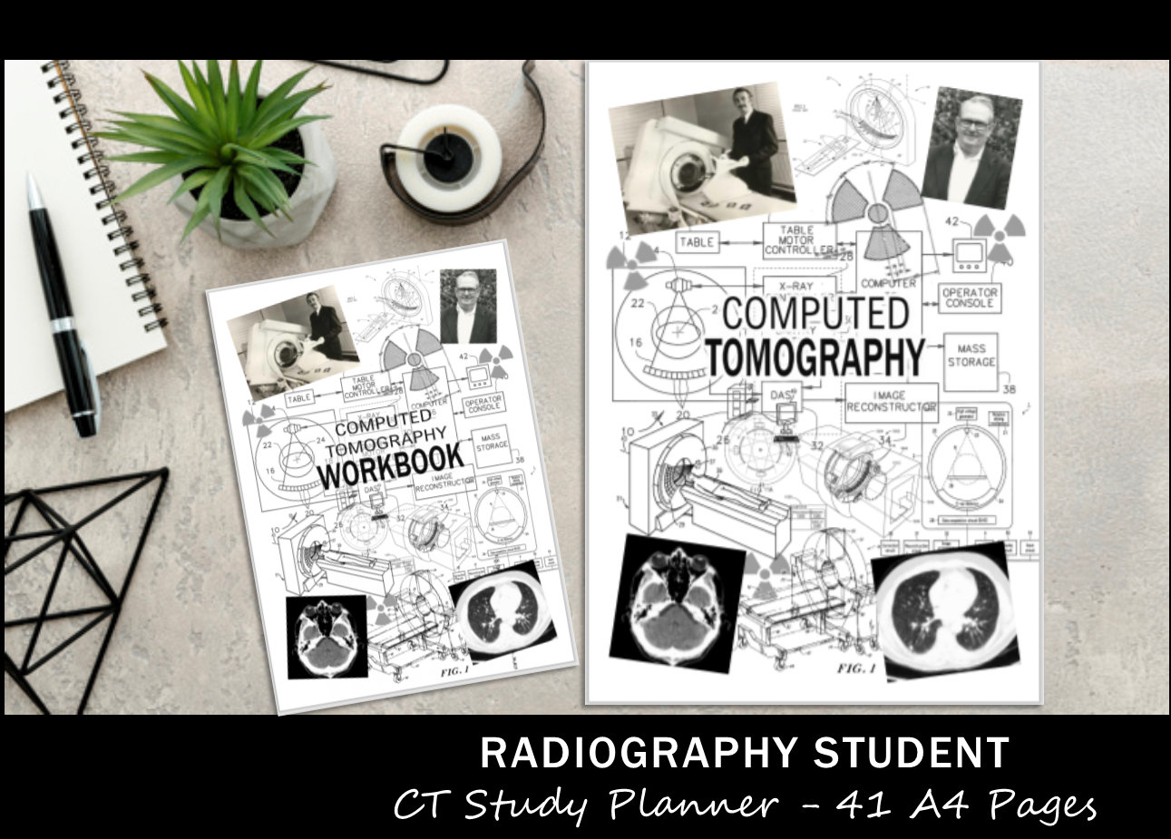 CT Computed Tomography Radiography Study Planner Organiser Printable ...