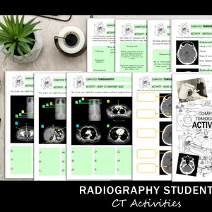 CT Computed Tomography Radiography Study Planner Organiser Printable ...