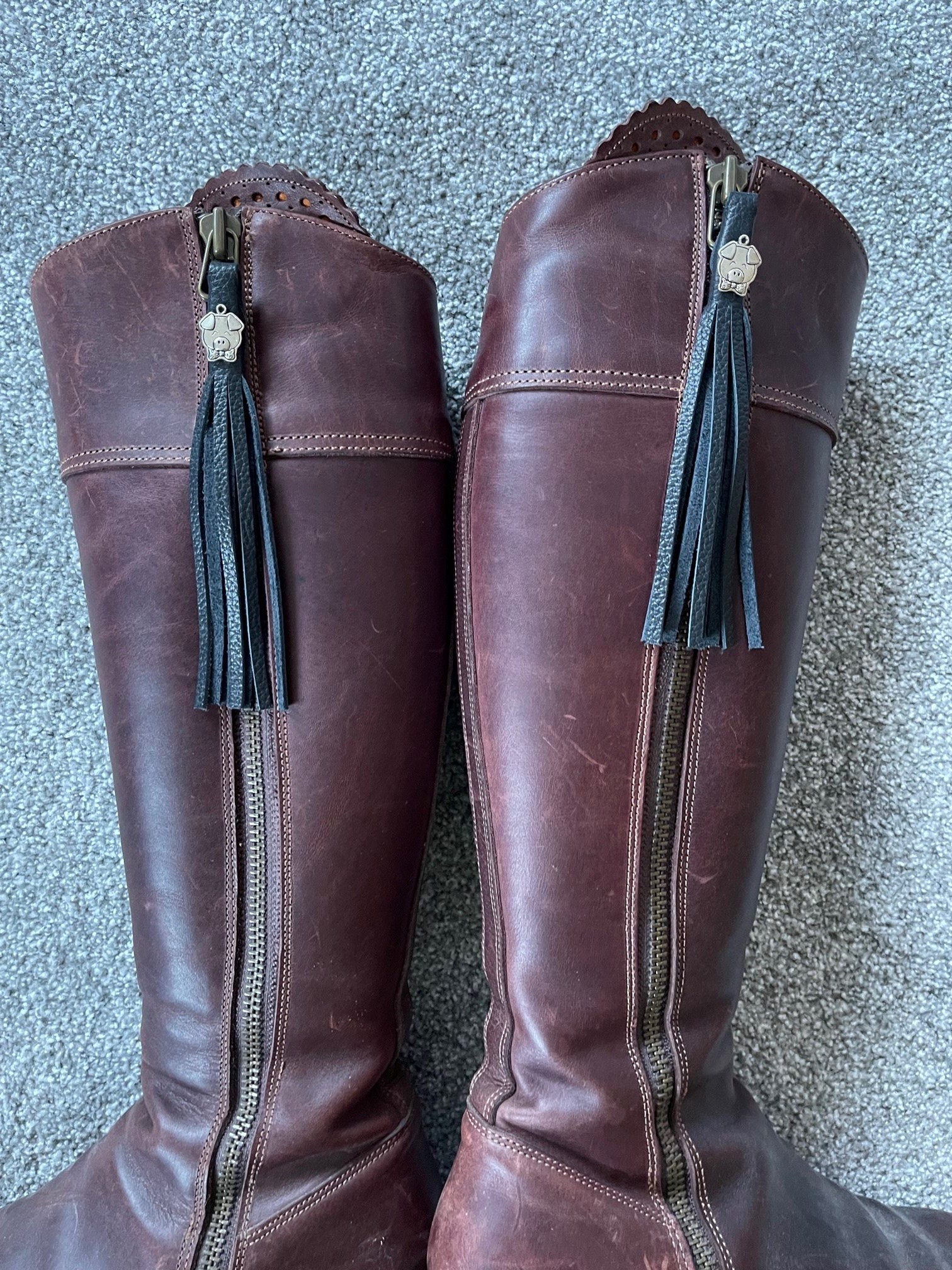 Colourful Leather Tassel Envy Boot Tassels. Fairfax & Favour/gifts for ...