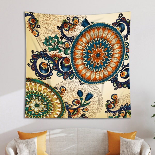 Mandala Tapestry - Etsy