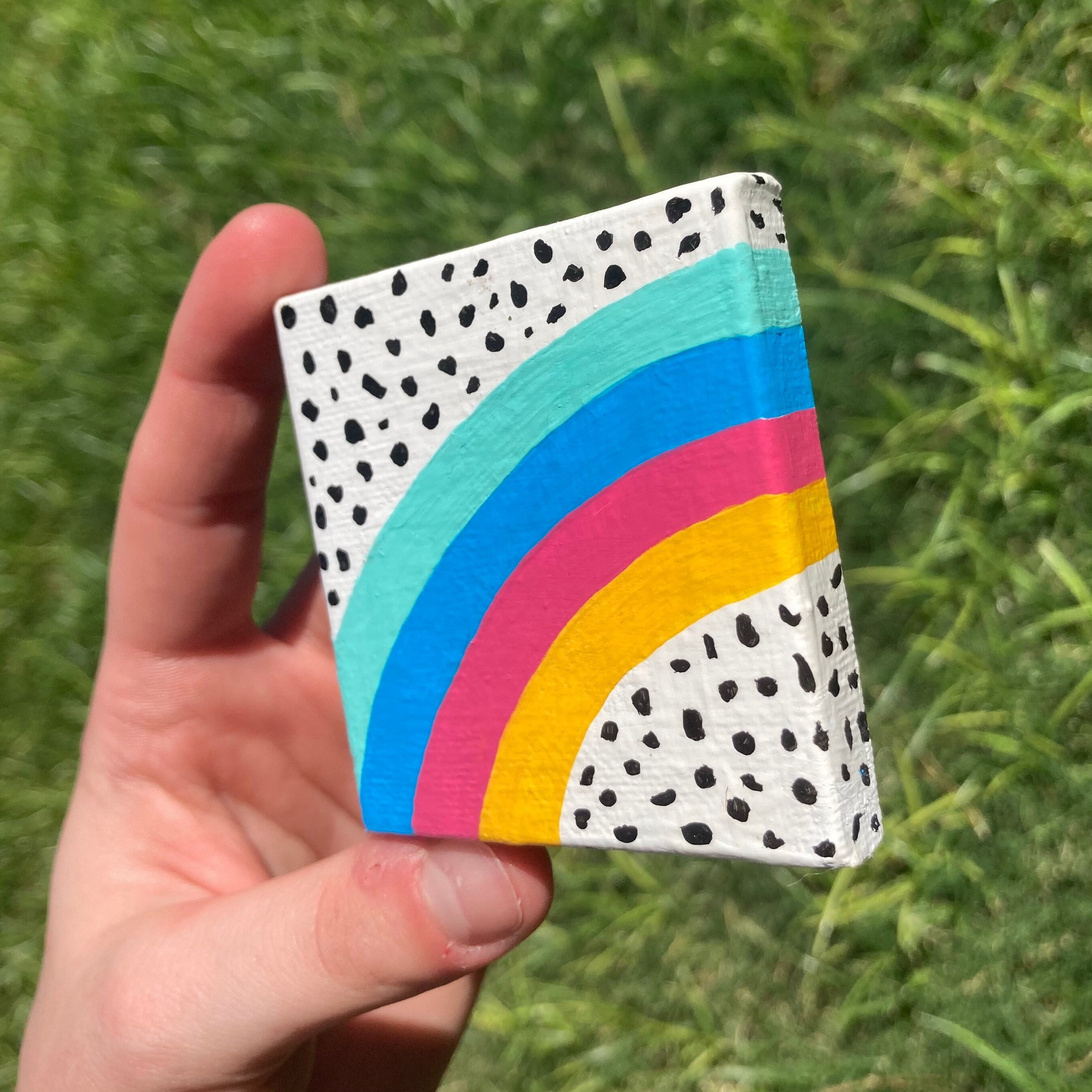 Mini Abstract Canvas - Etsy