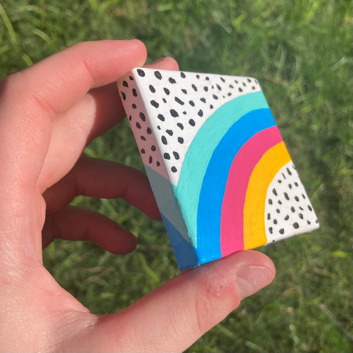 Mini Abstract Canvas - Etsy