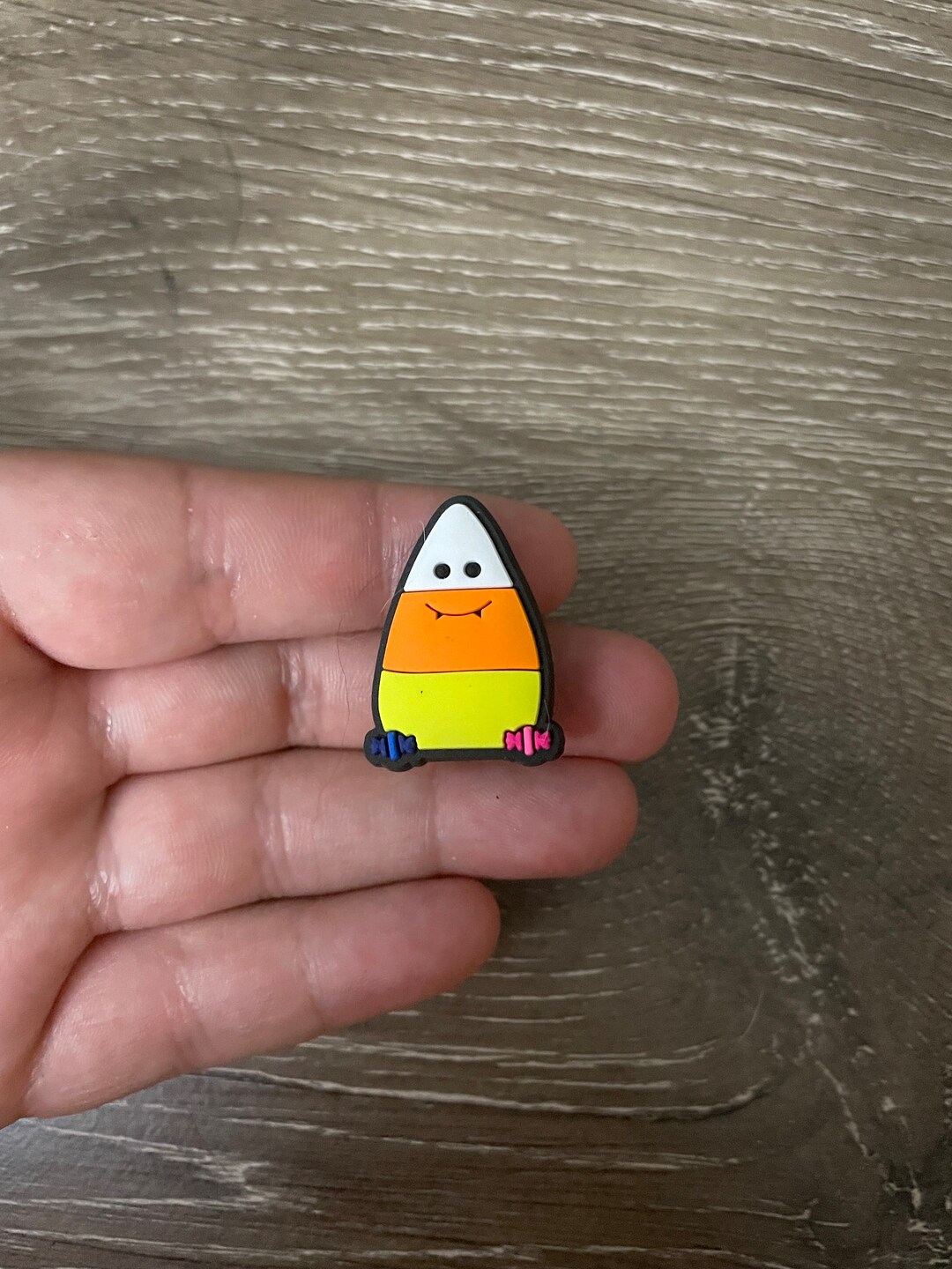 Halloween Candy Corn With Vampire Teeth Shoe Charm - Etsy