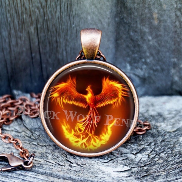Phoenix Pendant - Etsy