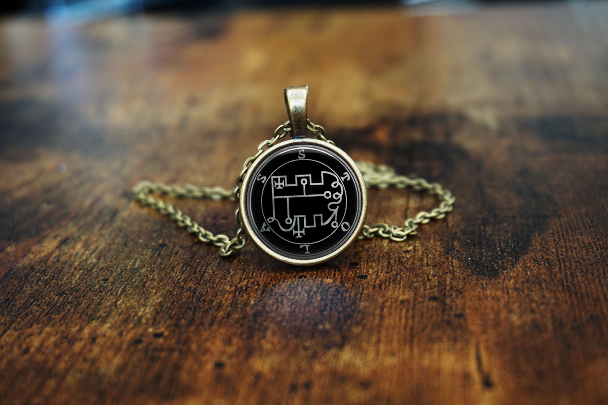 Stolas sigil Jewelry Goetic demon Necronomicon Necklace | Etsy