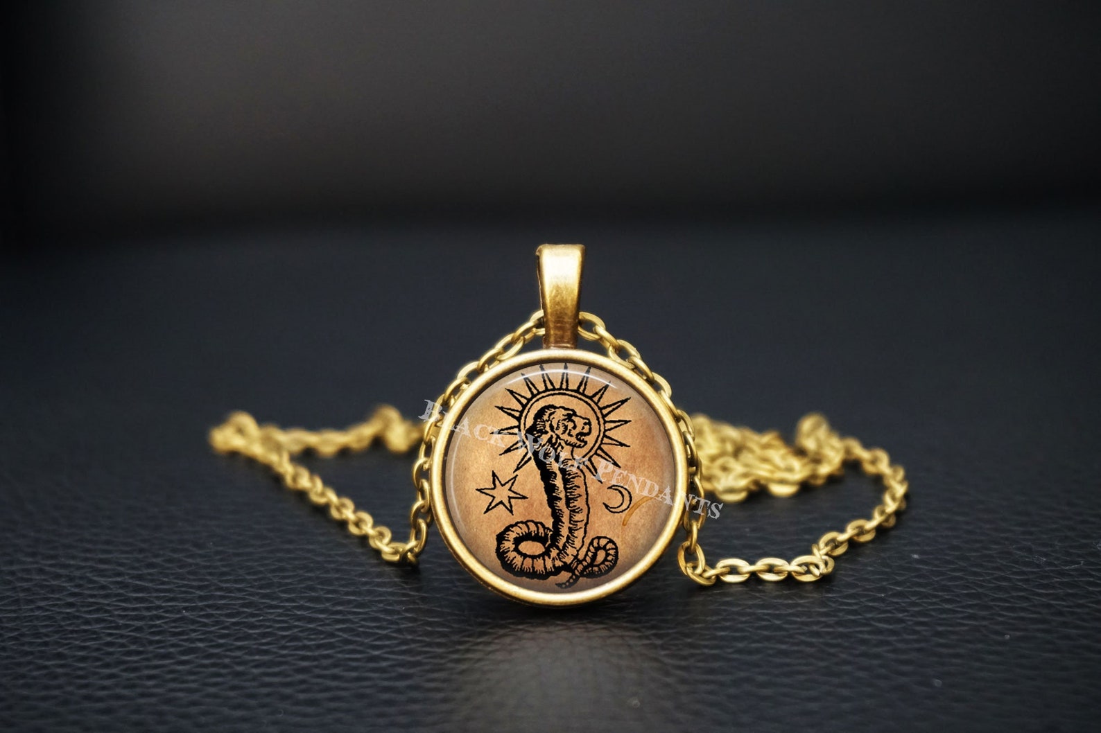 Abraxas Demon Necklace Occult Jewelry Gnostic Pendant - Etsy UK