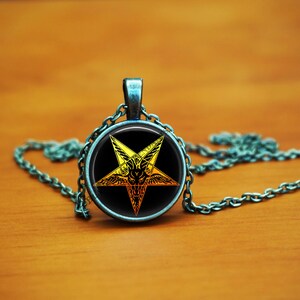 Occult Jewelry, Baphomet Pendant, Baphomet Necklace, Magick Jewelry ...