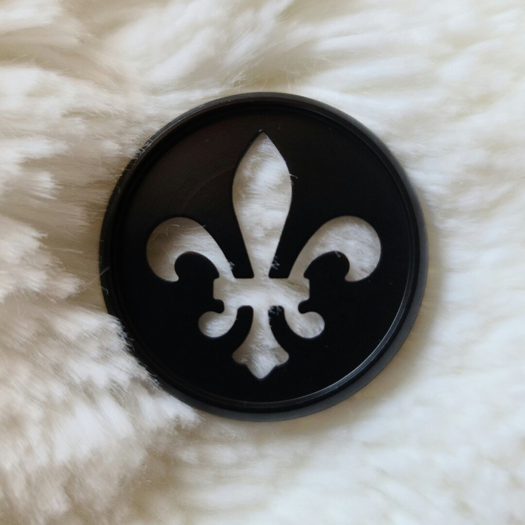 33mm Metal Fleur De Lis Disc for Happy Planner - Etsy