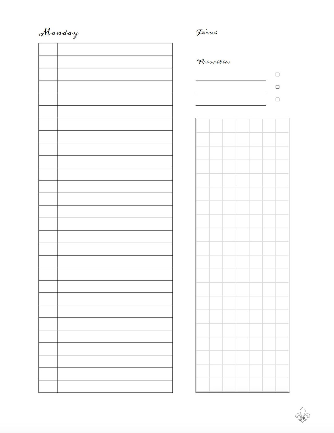 Weekly Planner Sheets - Etsy