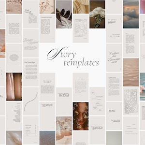 Simply Text - Elegant Writing Instagram Templates, Canva Templates ...