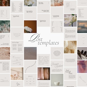 Simply Text - Elegant Writing Instagram Templates, Canva Templates ...