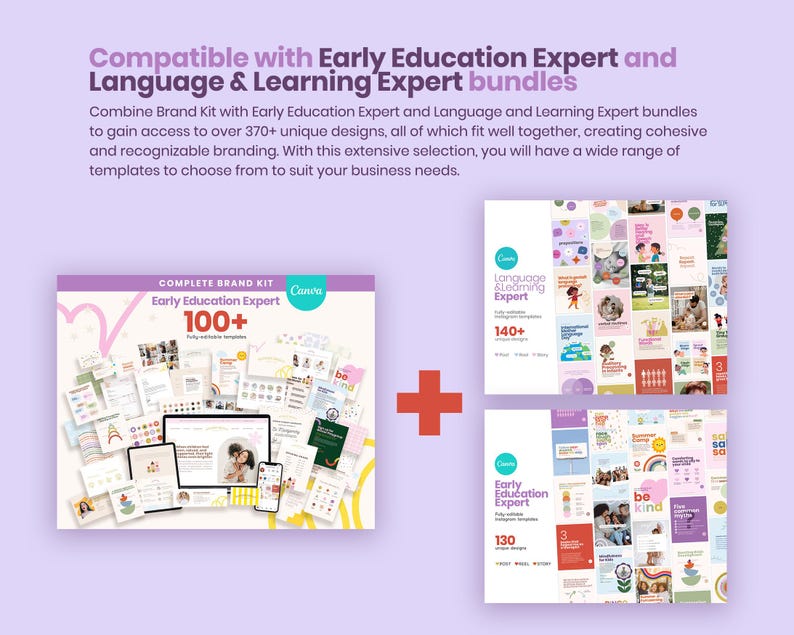 Early Education Canva Brand Kit Templates, 100+ Designs - Etsy