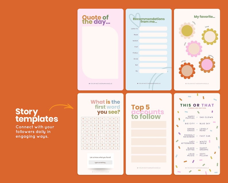 Informative Canva Instagram Templates for Early Education (educator ...