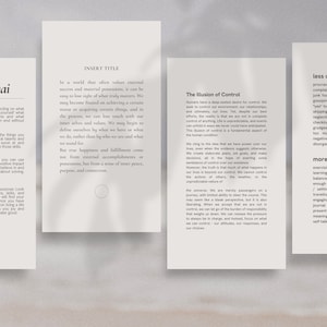 Simply Text - Elegant Writing Instagram Templates, Canva Templates ...