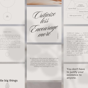 Simply Text - Elegant Writing Instagram Templates, Canva Templates ...