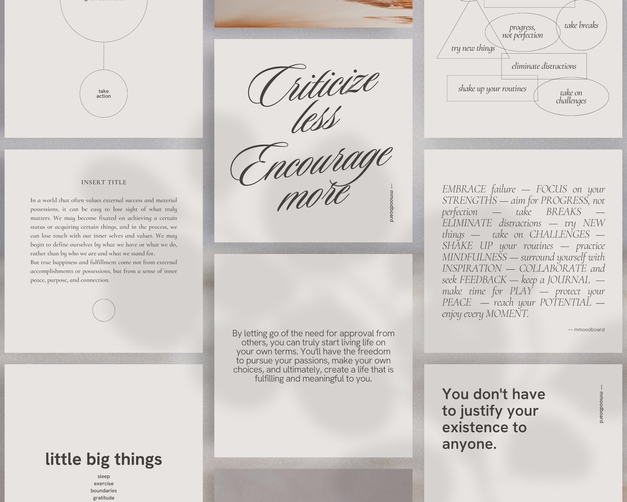 Simply Text - Elegant Writing Instagram Templates, Canva Templates ...