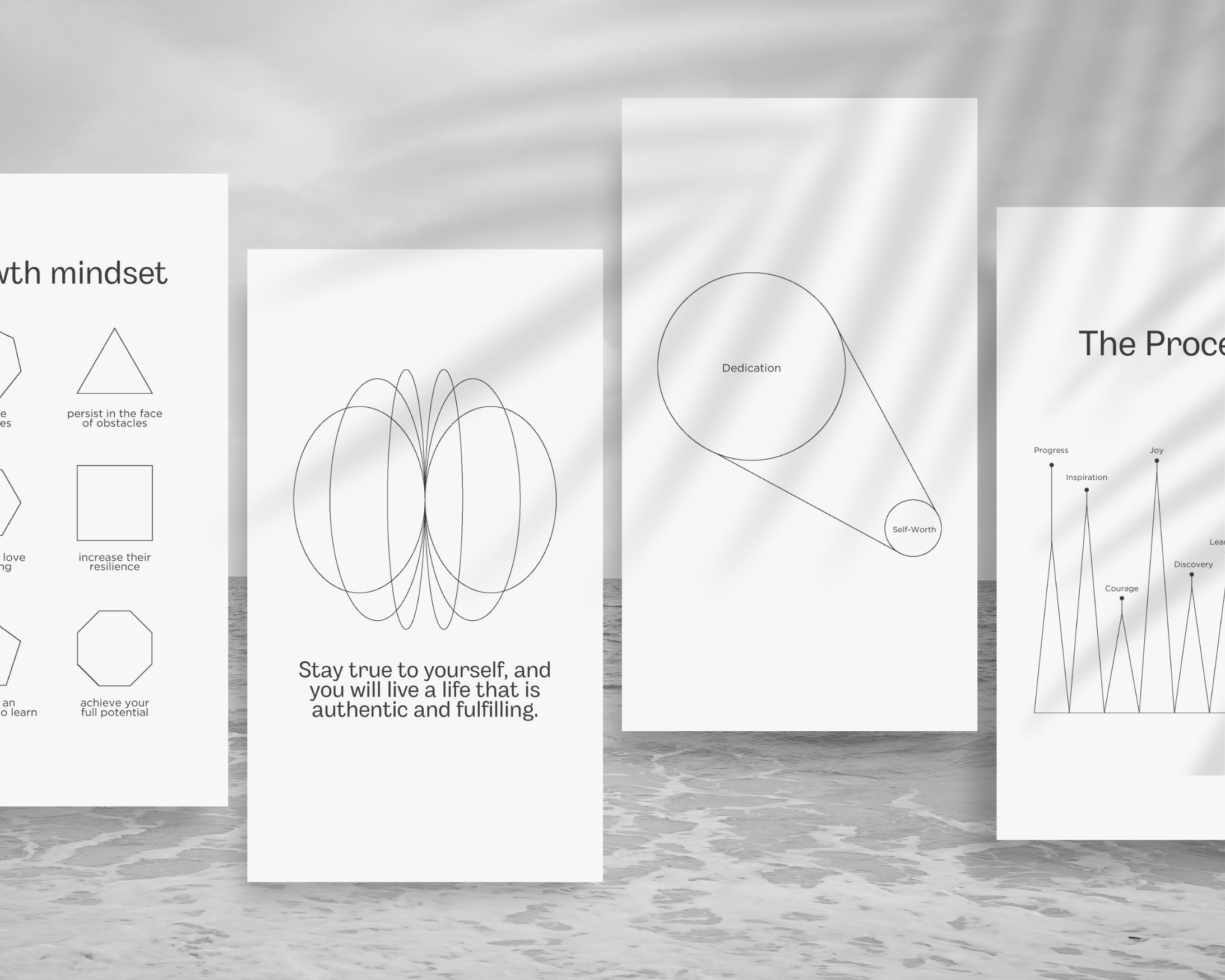 Minimalist Charts - Informative Graphs Writing Instagram Templates ...