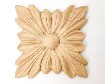 Applique Furniture Decor Wood Appliques Wall Ornaments | Etsy