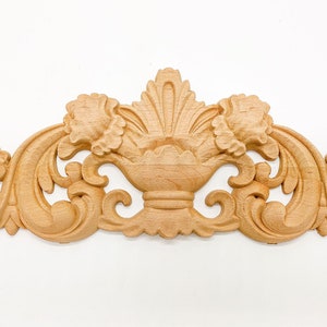 Applique Furniture Decor, Bed Pediments, Onlay Furniture, Wood ...