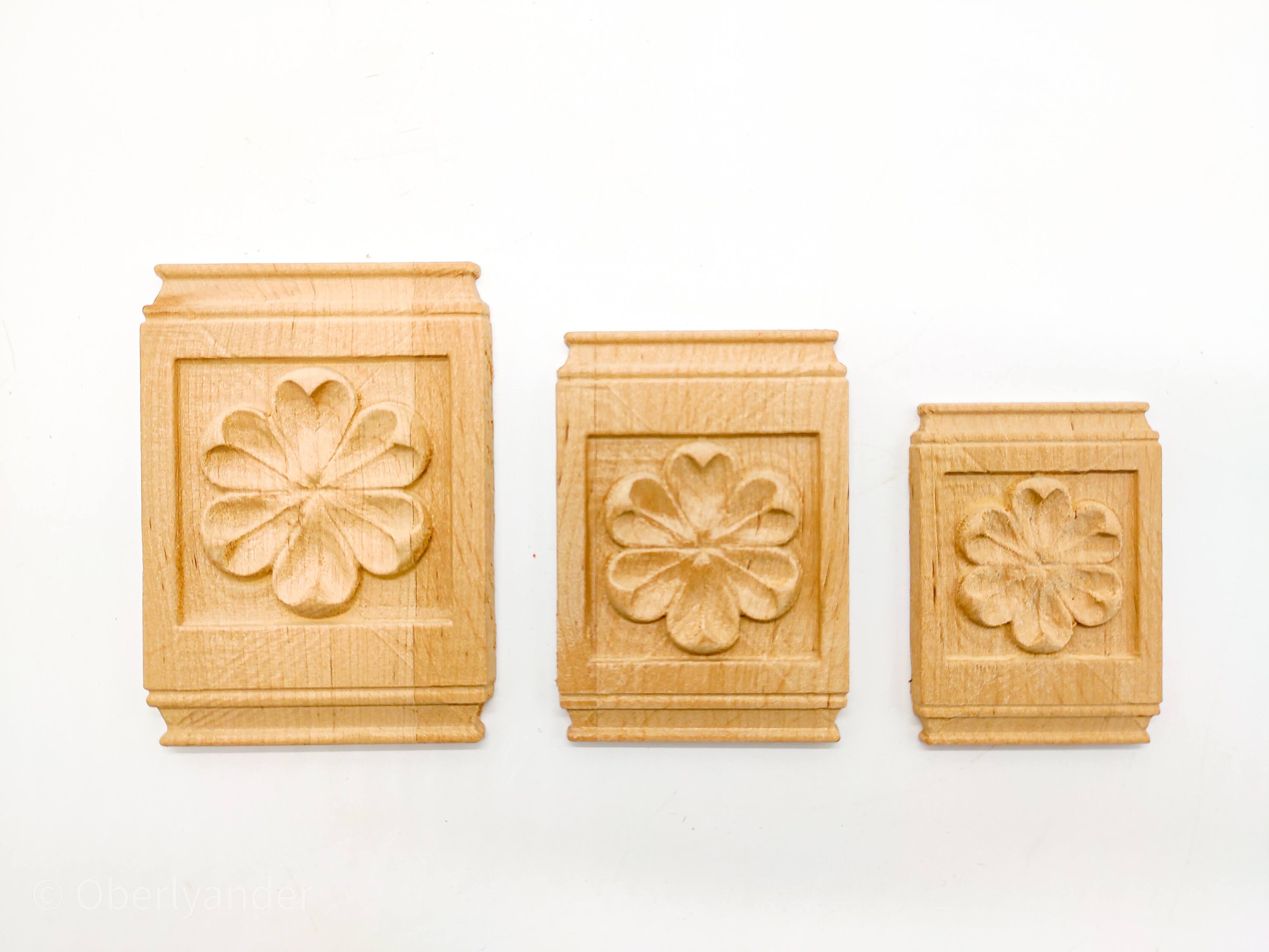 Applique Furniture Decor Shabby Chic DIY Pedimentswood | Etsy