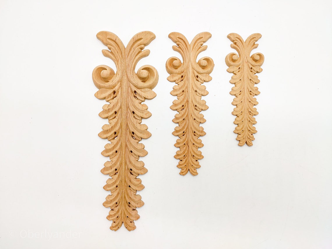 Onlay Furniture Pediments Wooden Decor DIY Furniture - Etsy