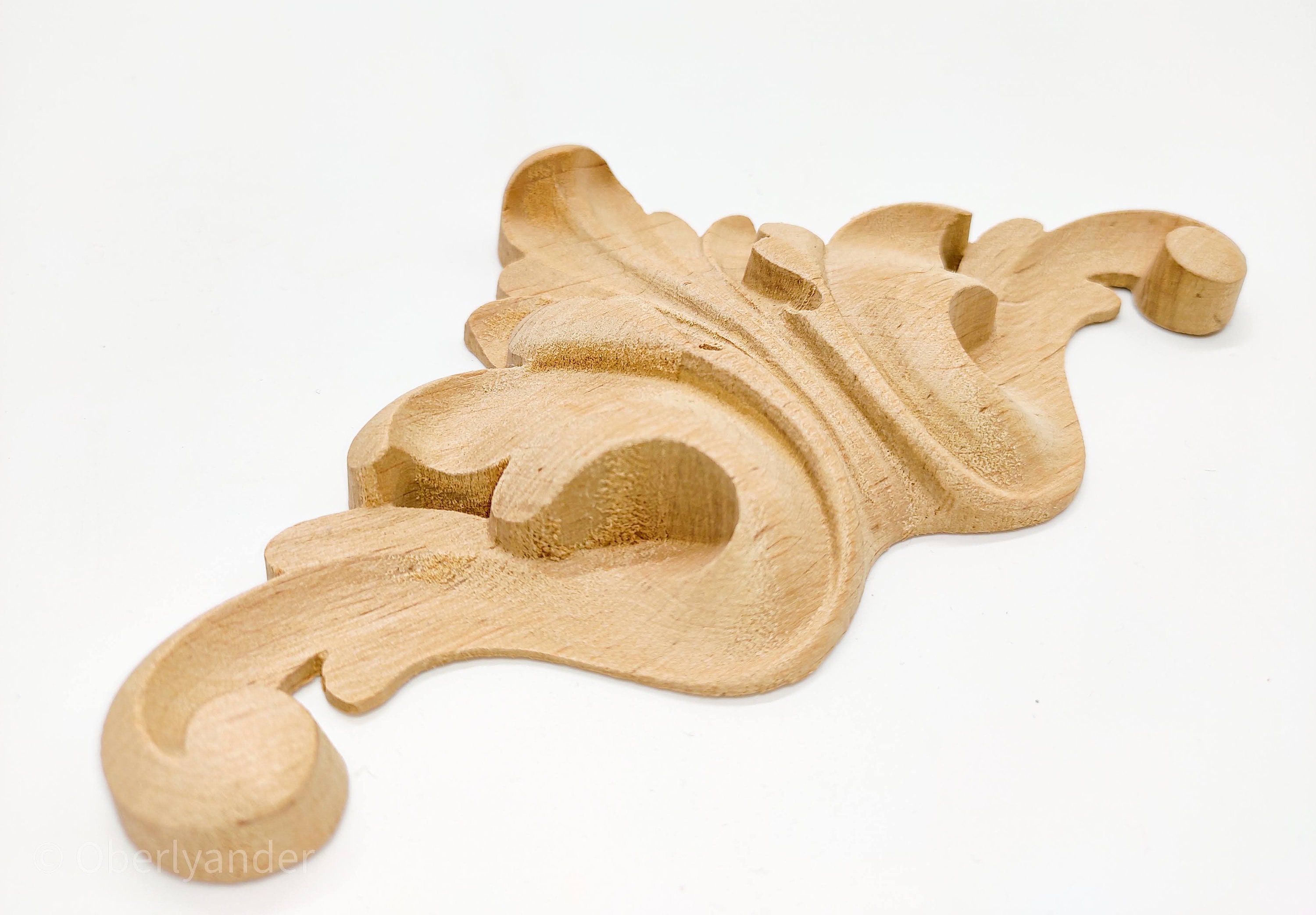 Wood Appliques DIY Carved Furniture Rosettes Wooden Decor - Etsy