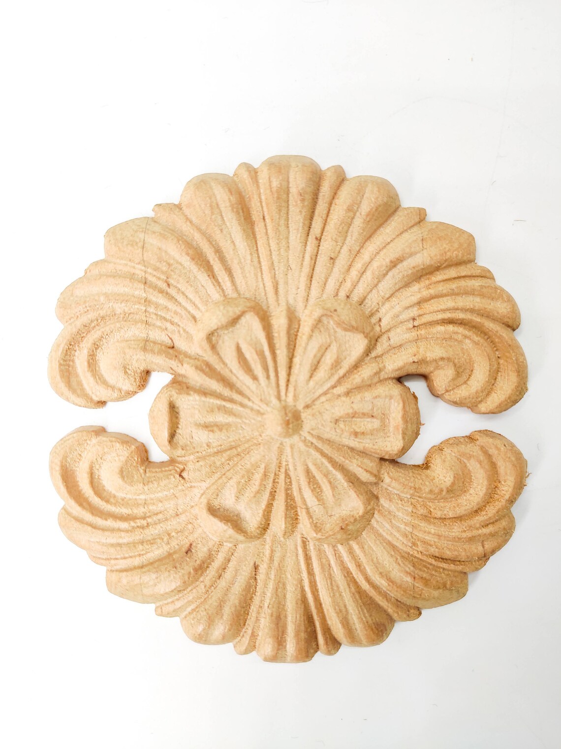 Pediments Onlay Furniture DIY Furniture Carved Rosettes - Etsy