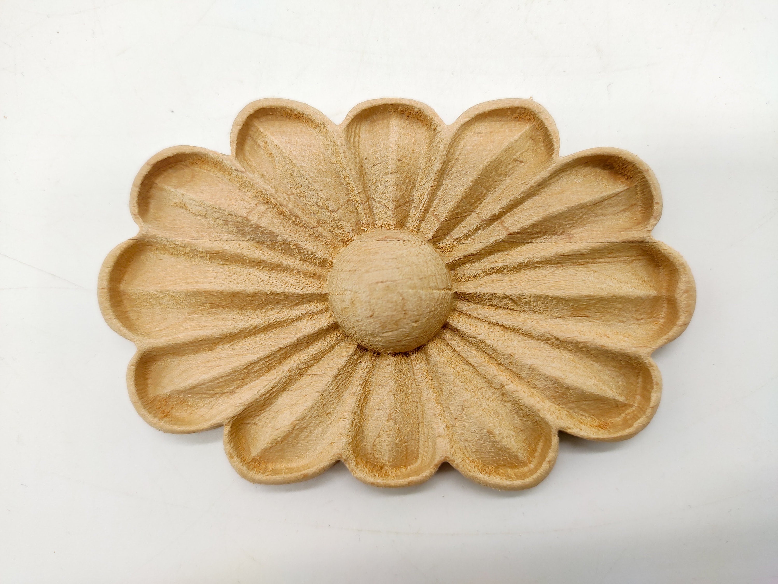 DIY Furniture Carved Rosettes Wooden Wall Decor Onlay - Etsy