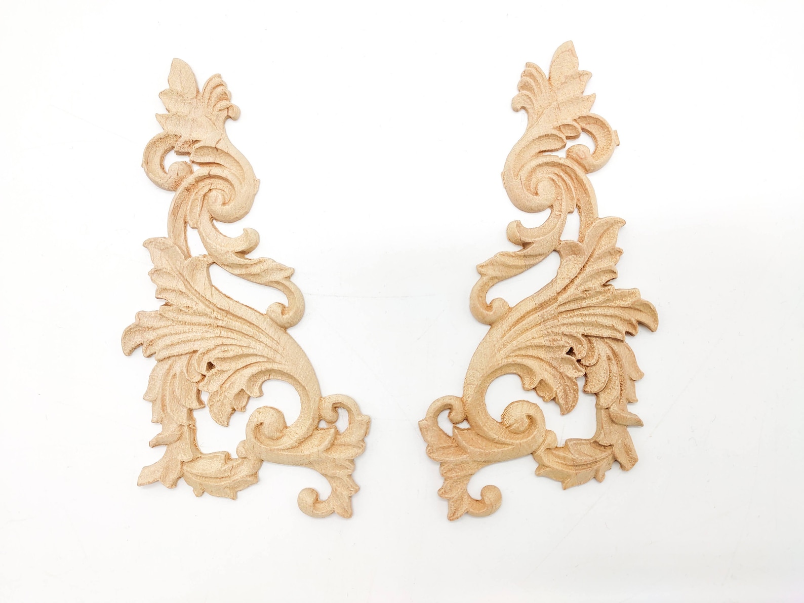 Wooden Decor Pediments DIY Furniture Applique Furniture - Etsy