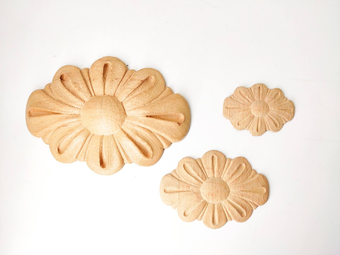 Pediments Onlay Furniture Wooden Wall Decor Applique | Etsy