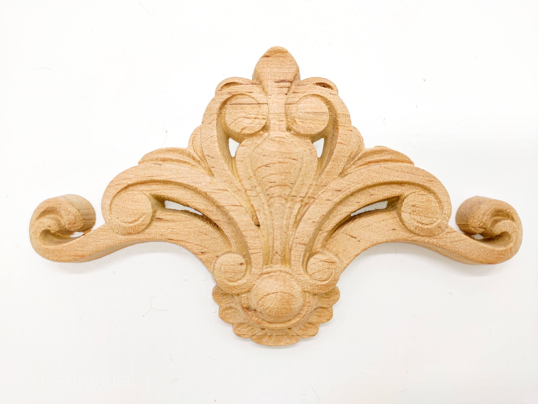 Bed Pediments, Onlay Furniture, Wall Ornaments, Wood Appliques, Wooden ...