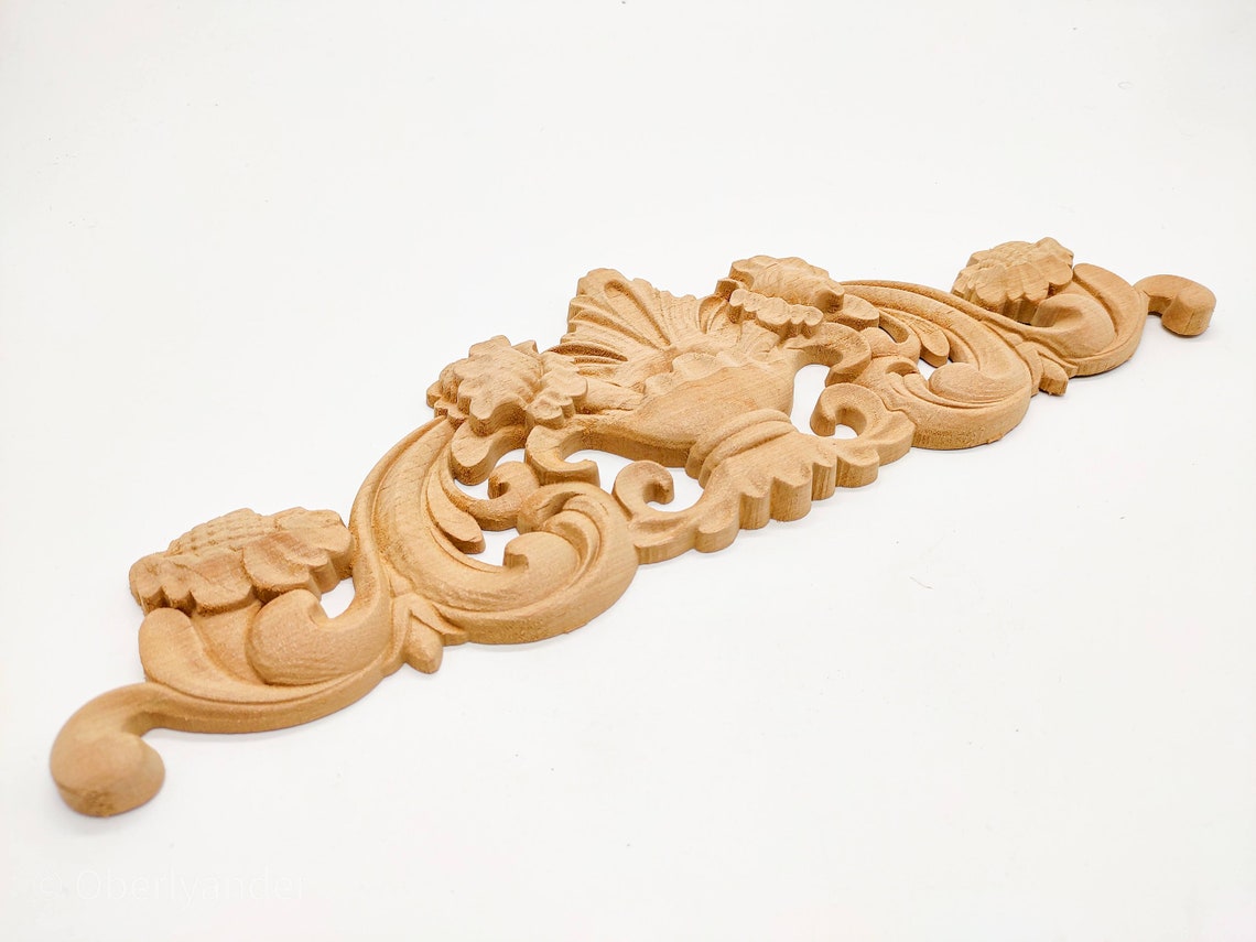 Applique Furniture Decor, Bed Pediments, Onlay Furniture, Wood ...