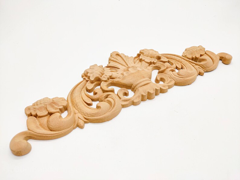 Applique Furniture Decor Bed Pediments Onlay Furniture Wood | Etsy