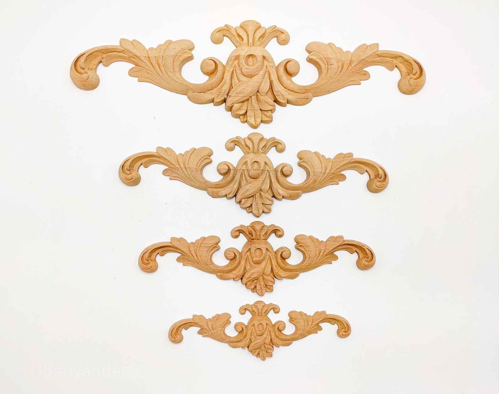 Bed Pediments Wood Appliques Onlay Furniture Applique - Etsy