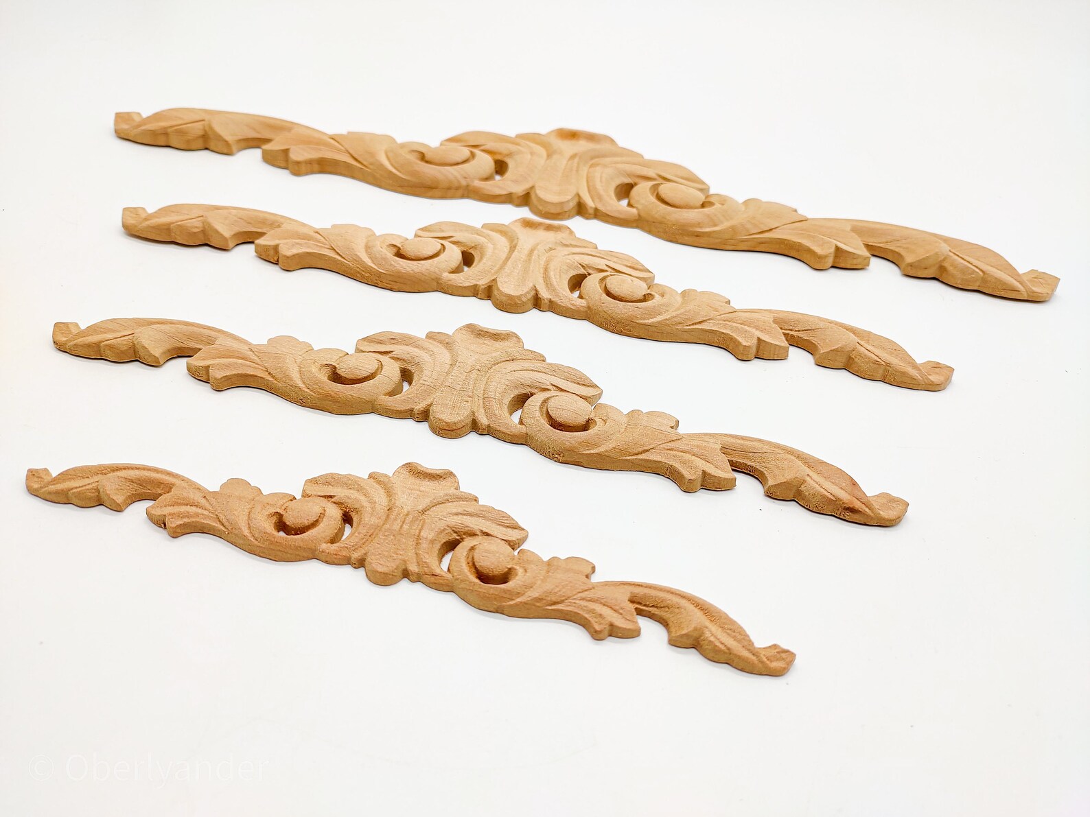 Applique Furniture Decor Bed Pediments Wood Appliques Onlay | Etsy